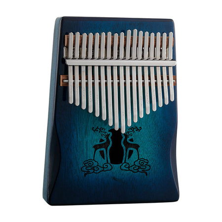 Kalimba square middle hole 17keys Hluru-Huashu KHL-Blue | Product ...